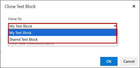 Cloning in Text Block Management