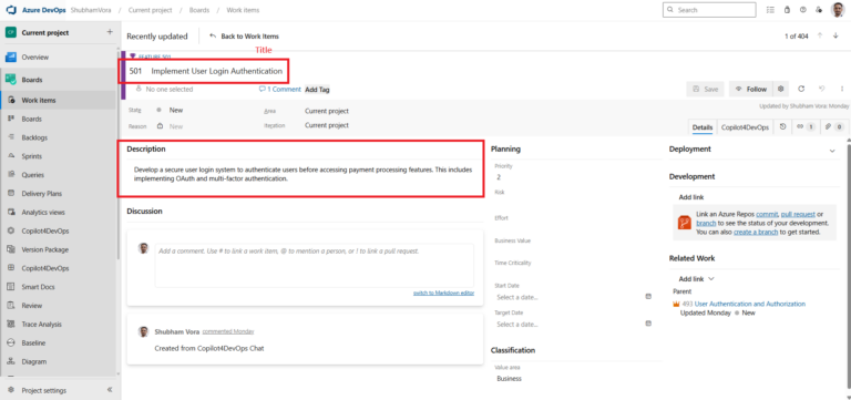 Detailed Guide on Azure DevOps Work Items | Copilot4DevOps